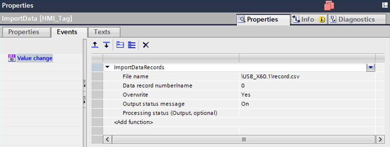 Importing Csv Recipe Files Into Siemens Hmi And Iteratively Downloading Multiple Data Records